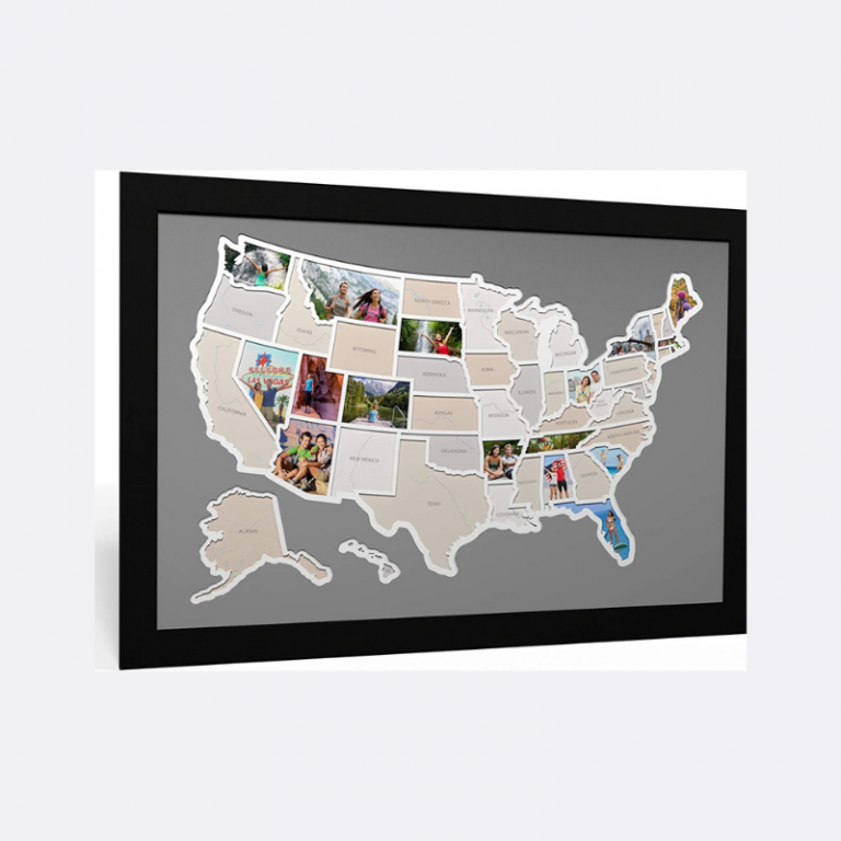 Thunder Bunny Labs 50 States USA Photo Map