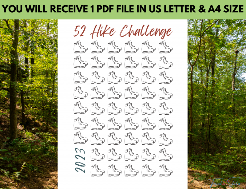52 Hike Challenge Printable
