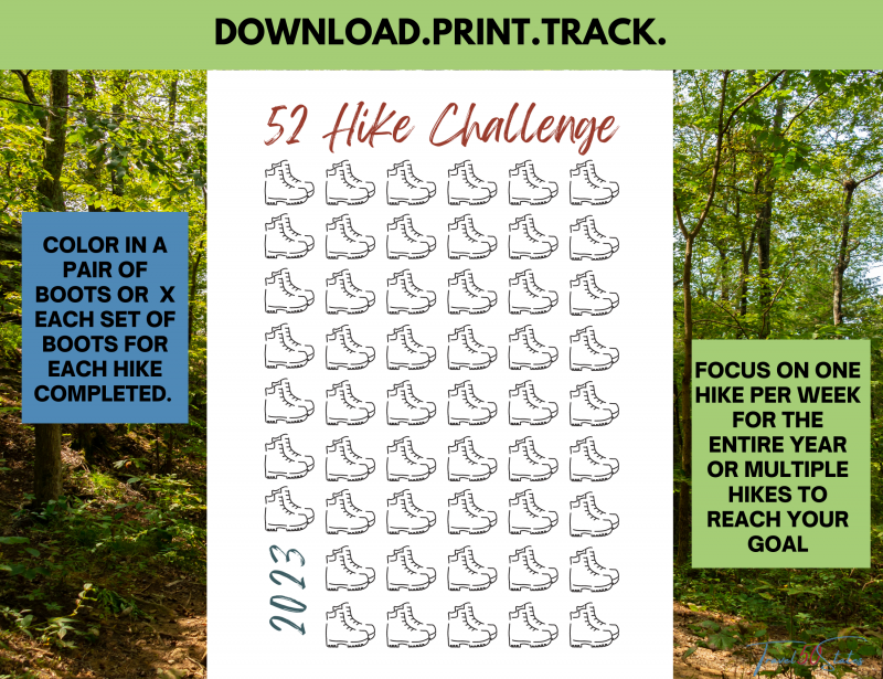 52 Hike Challenge Printable