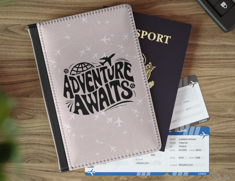 Adventure Awaits Passport Holder